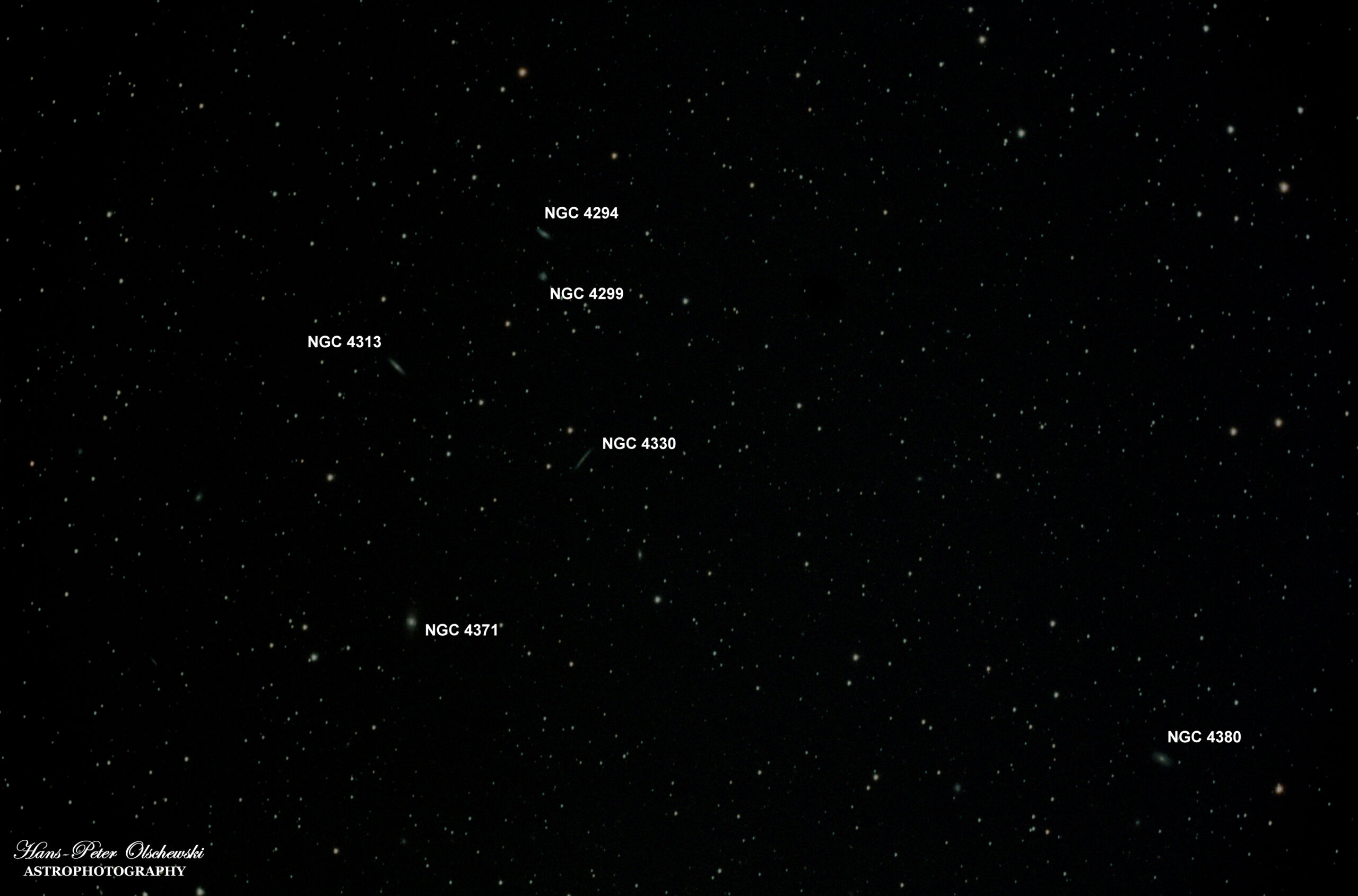 Galaxien im Sternbild Virgo (Jungfrau) - geo-fakten.de - Meine privaten ...
